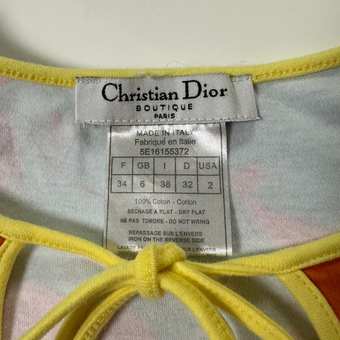 CHRISTIAN DIOR Spring Summer 2005 Graphic Print T-Shirt – 24/7 archives