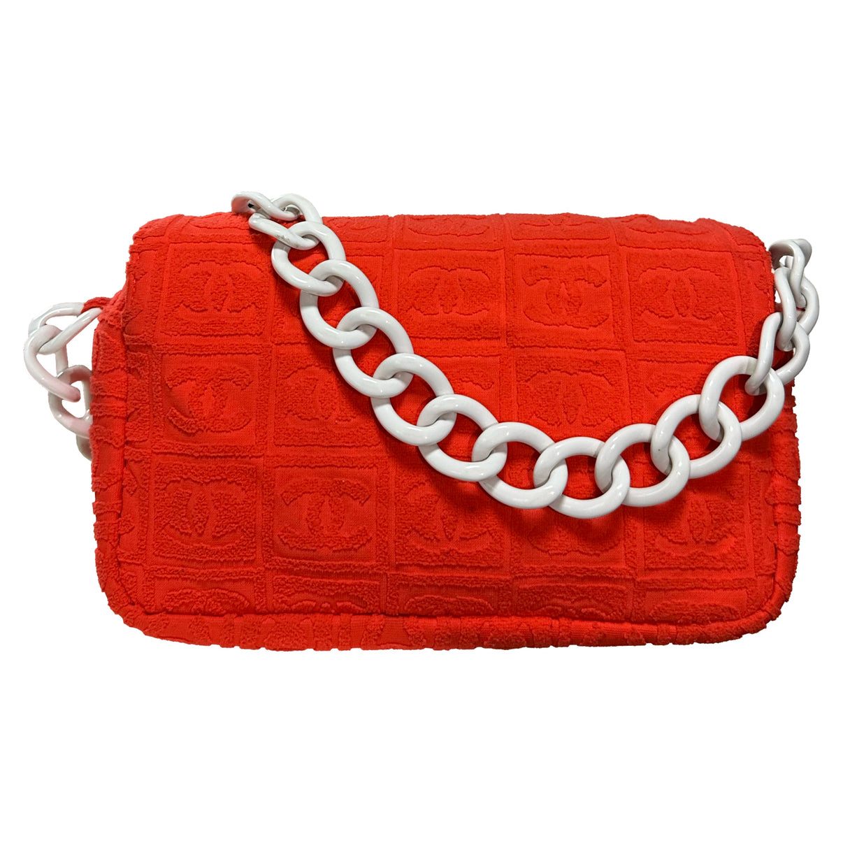 CHANEL Sport Spring Summer 2002 Terry Cloth Flap Bag – 24/7 archives
