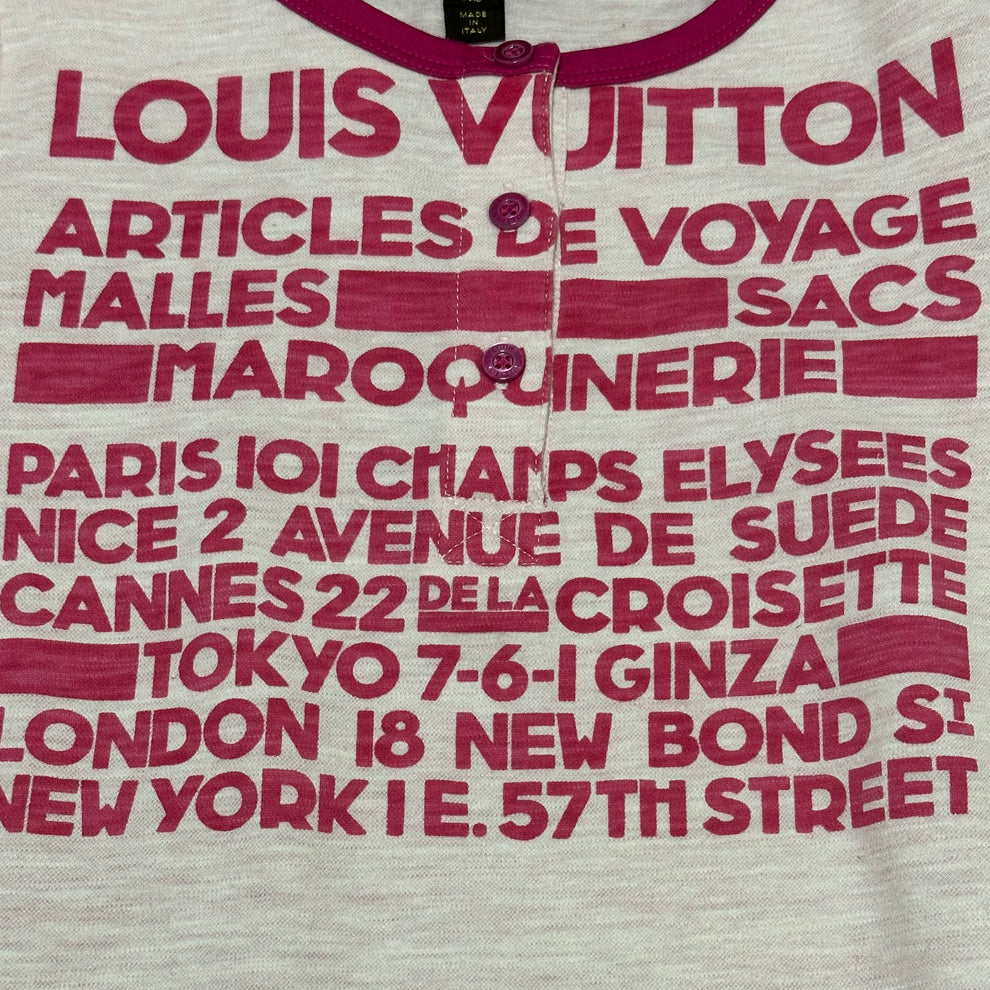 LOUIS VUITTON Spring Summer 2009 Cruise Collection Graphic Printed T-S ...