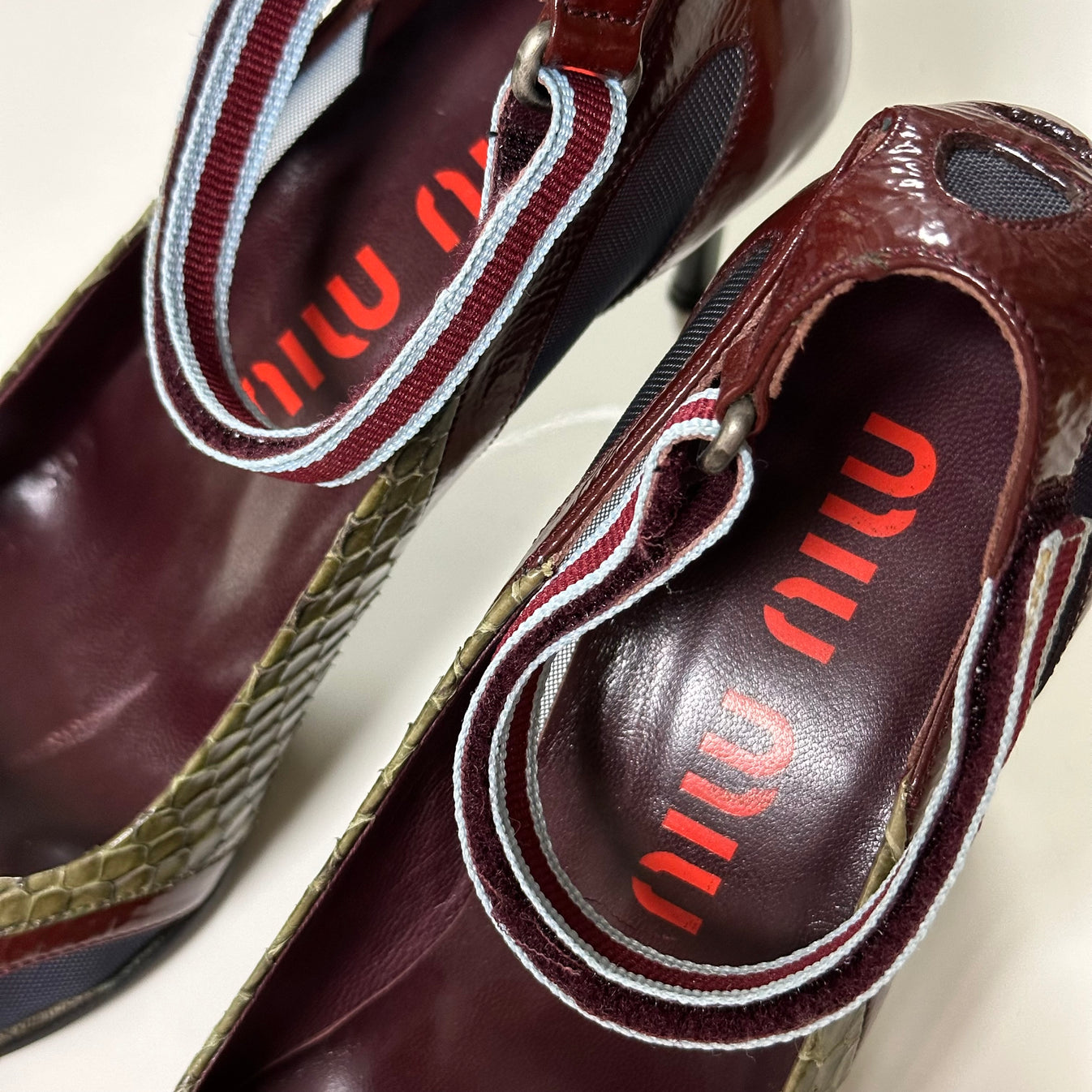 MIU MIU Spring Summer 2000 Python Mesh Pumps – 24/7 archives