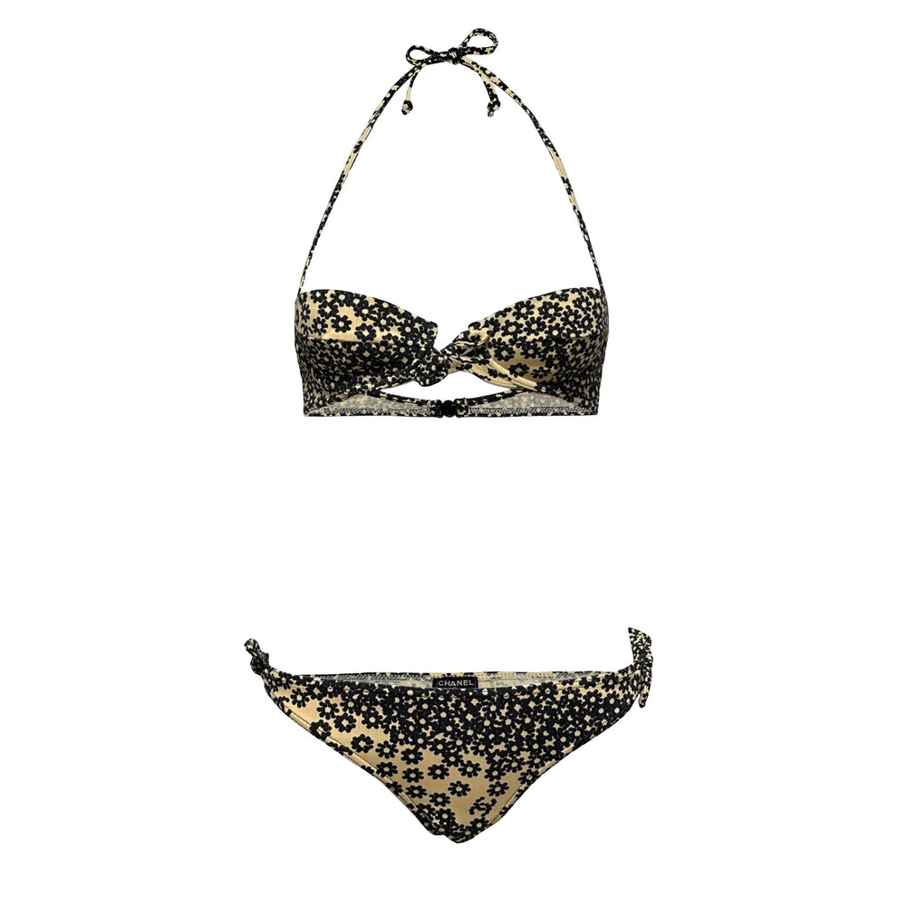 CHANEL 2003 Floral Print Bikini – 24/7 archives