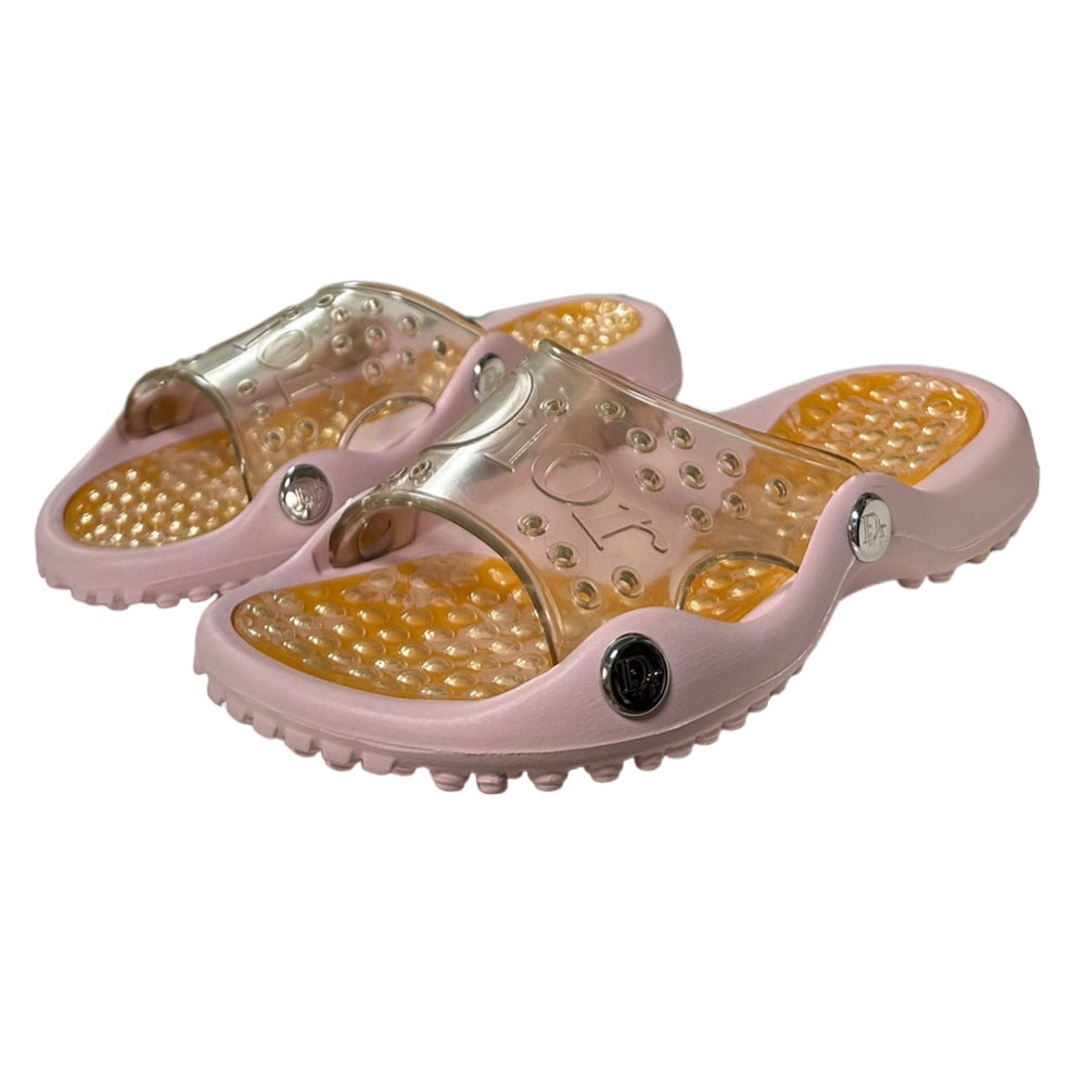 CHRISTIAN DIOR Spring Summer 2004 Surf Chick Floral Print Rubber Slide ...