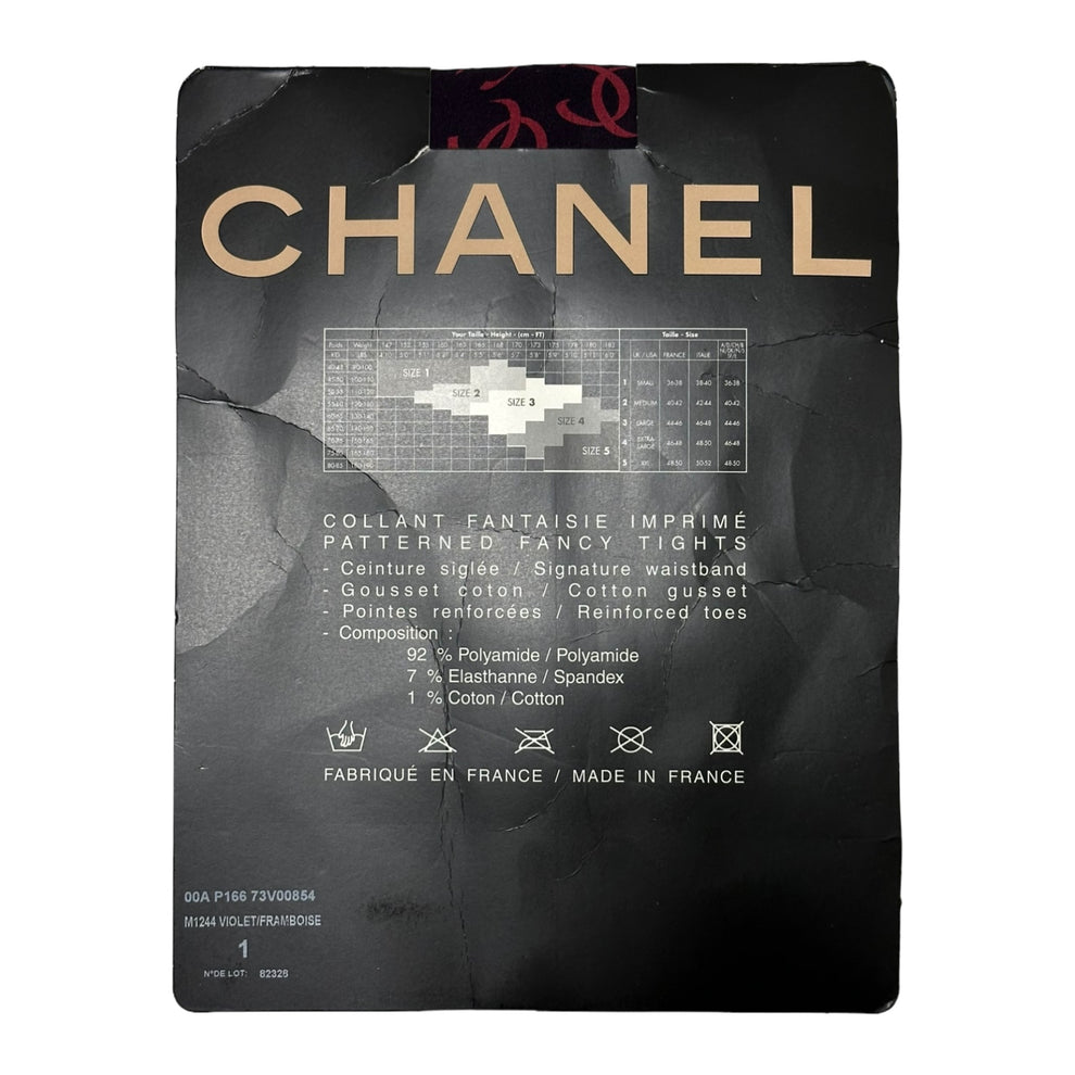 CHANEL Fall Winter 2000 Monogram CC Logo Tights – 24/7 archives