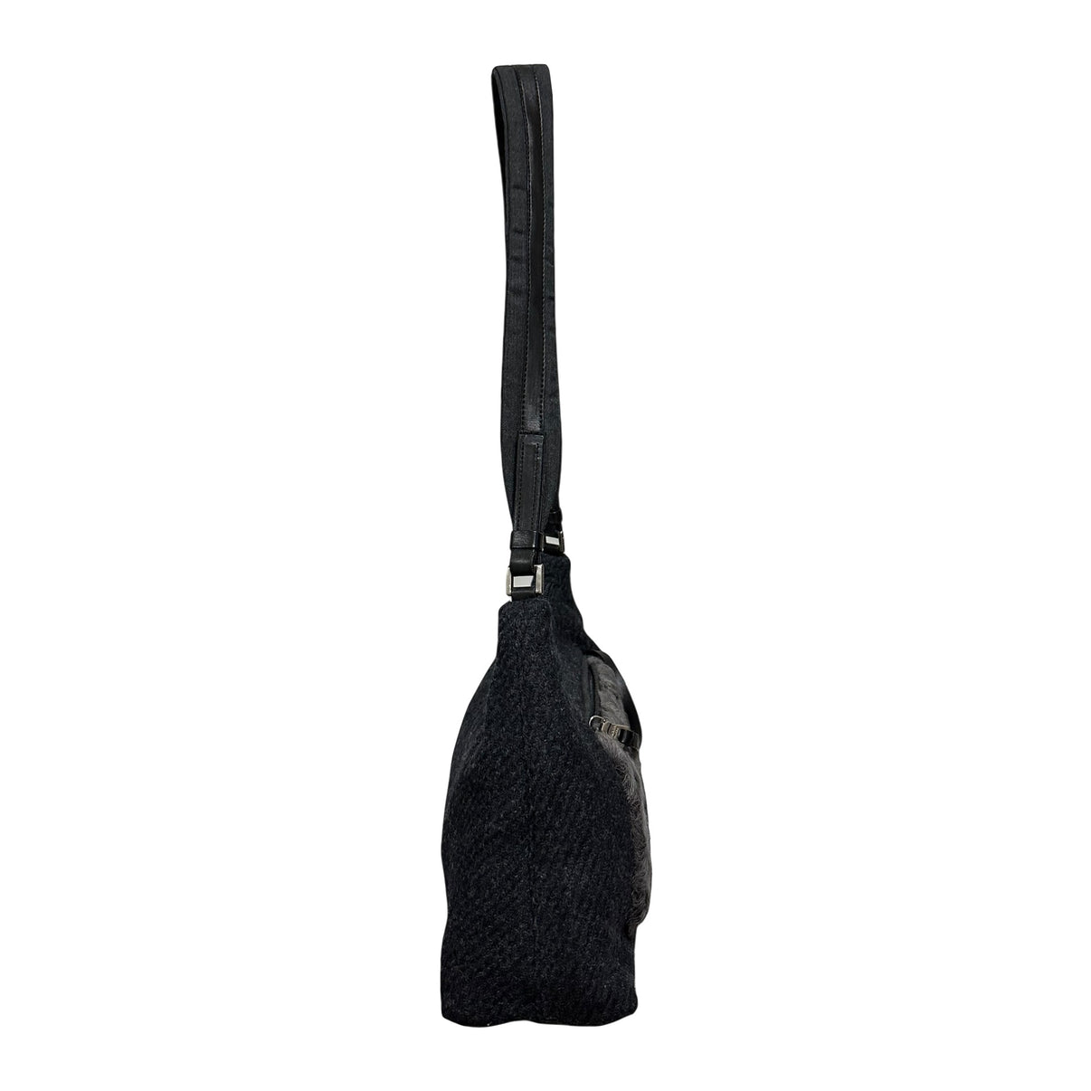 PRADA Fall Winter 1999 Lamb Fur and Wool Shoulder Bag – 24/7 archives