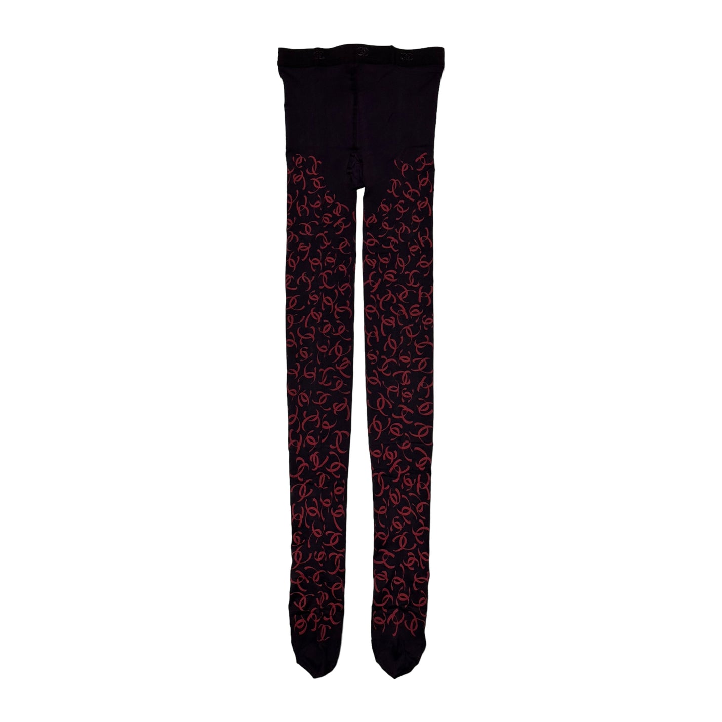 CHANEL Fall Winter 2000 Monogram CC Logo Tights – 24/7 archives