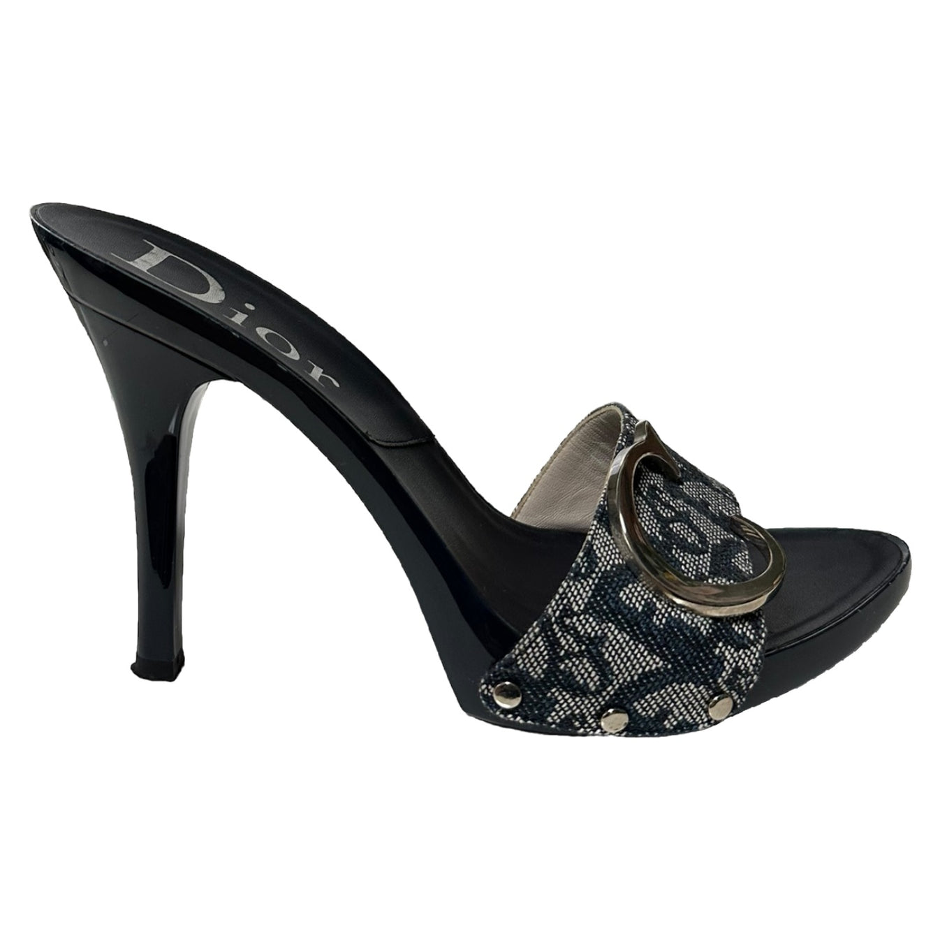 CHRISTIAN DIOR Spring Summer 2001 CD Logo Trotter Sandals – 24/7 archives
