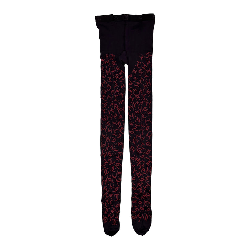 CHANEL Fall Winter 2000 Monogram CC Logo Tights – 24/7 archives