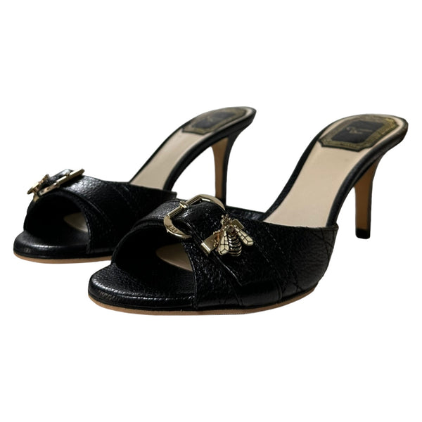 CHRISTIAN DIOR "Bee" Details Leather Sandals – 24/7 archives