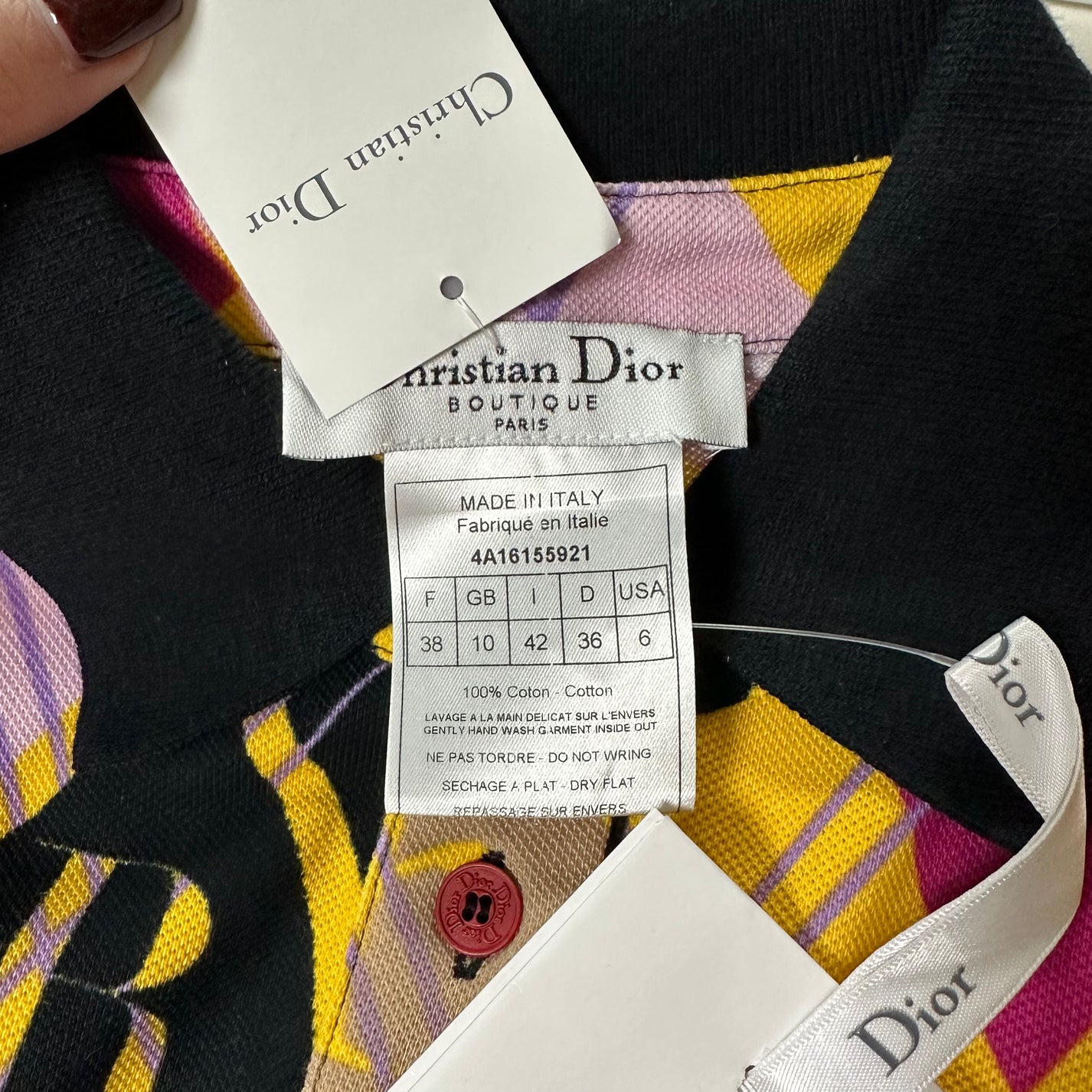 CHRISTIAN DIOR Resort 2004 Golf Checkered Sleeveless Polo Shirt – 24/7 ...